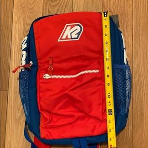 K2 | Bags | Nwt K2 Backpack Redwhiteblue | Poshmark